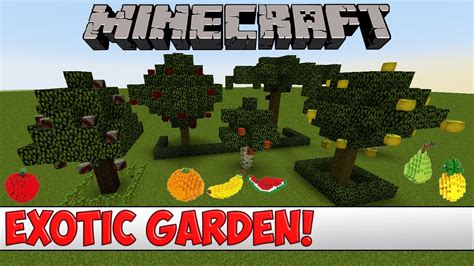 Minecraft Plugin Tutorial Exotic Garden Youtube