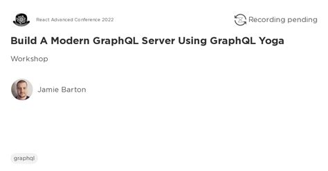 Build A Modern Graphql Server Using Graphql Yoga