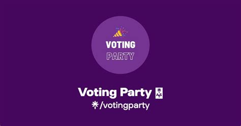 Voting Party 🎉 Linktree
