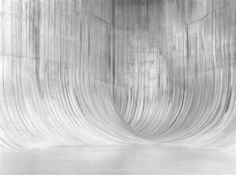 In Contemporary Architecture Concrete Bias Columns Highlight The Spatial Perspective Within An