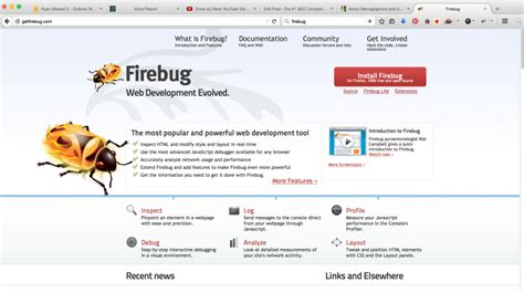 Firebug как пользоваться Firebug сейчас DevTools как пользоваться веб инспектором ДевТулс