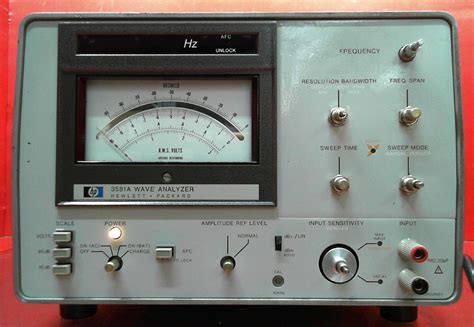 3581a Agilent Keysight Wave Analyzer 15 Hz To 50 Khz Alltest Instruments