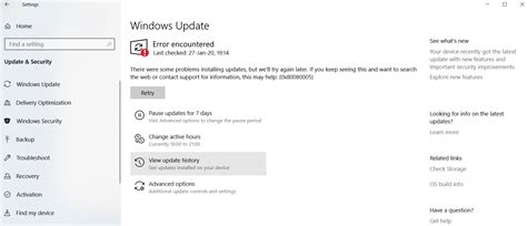 windows update error 0x80080005 just found out that my windows has not