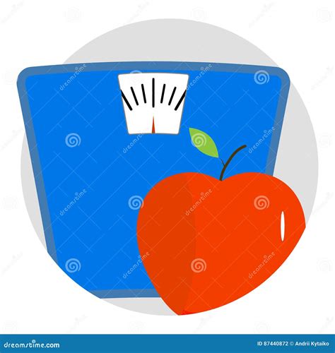 Diet Icon App Vector Stock Vector Illustration Of Apple 87440872