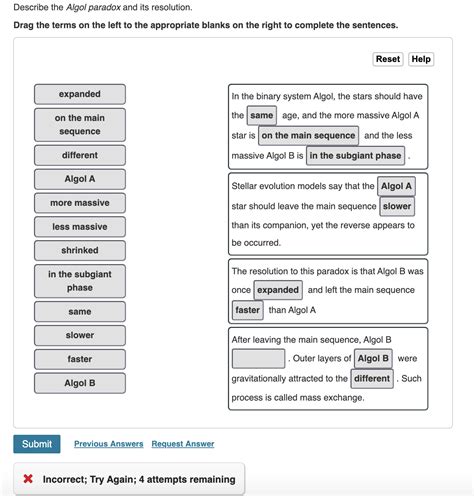Solved Describe The Algol Paradox And Its Resolution Drag Chegg Com