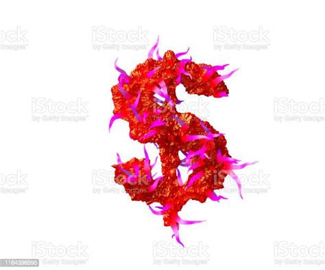 흰색 배경에 고립 된 보라색 촉수와 빨간색 끔찍한 외계인 육체 달러 끔찍한 우주 알파벳의 페소 기호 기호의 3d 그림 3차원 형태에 대한 스톡 사진 및 기타 이미지 Istock