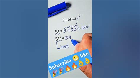 Factorial Formula 👌👌 Tricks 👍😀maths Youtube