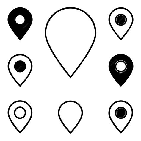 Premium Vector Map Marker Pointer Icon