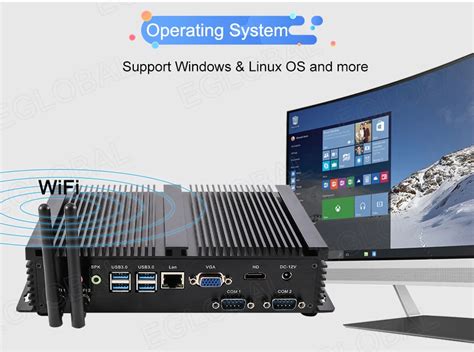 Eglobal Industrial Fanless Mini Pc With I5 6300u I7 10510u Windows 7