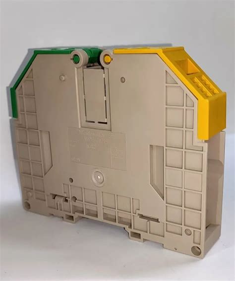Weidmuller 1037300000 Pe Terminal Block Wpe 7095 Green Yellow