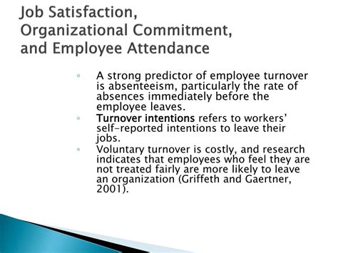 Ppt Additional Slides Job Satisfaction And Organizational Commitment Powerpoint Presentation