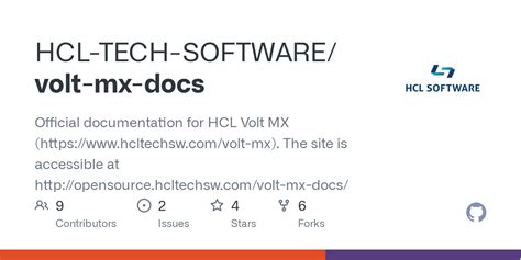 github hcl tech software volt mx docs official documentation for hcl