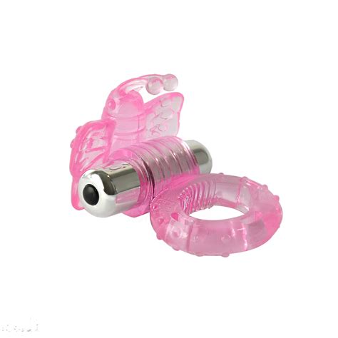 Butterfly Clit Vibrating Cock Ring Triple Tickler Sex Toys Free S