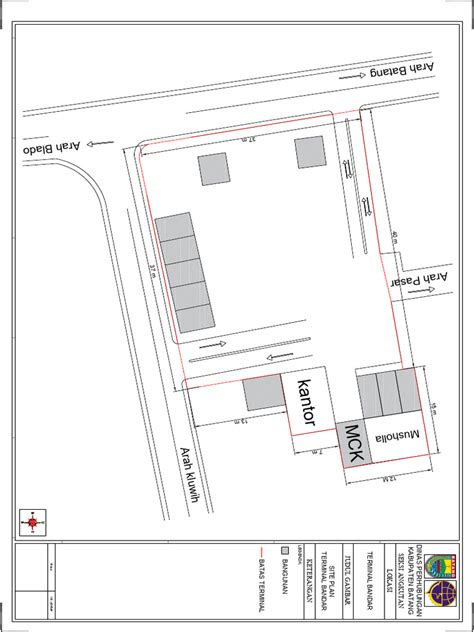 Layout Terminal Bandar Pdf