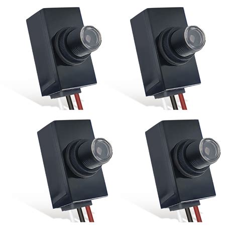 4 Packs Dusk To Dawn Sensor For Outdoor Lighting 110 240v Photoelectric