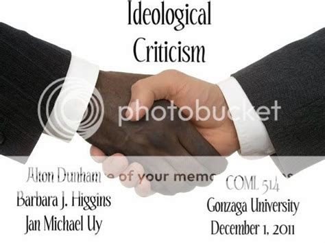 Ideological Criticism