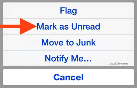 How To Mark EMail As Unread On IPhone IPad Mail