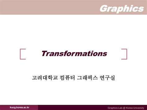 PPT Transformations PowerPoint Presentation Free Download ID 1006039