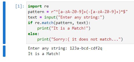 Regular Expression For A String With Certain Condition AskPython