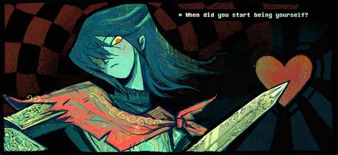 Kris Deltarune Drawn By Featherspiral Danbooru