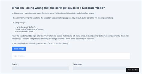 Lexical Image Node Codesandbox