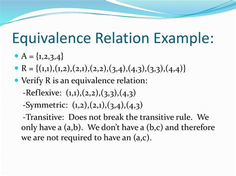 45 Equivalence Relations Ppt Download