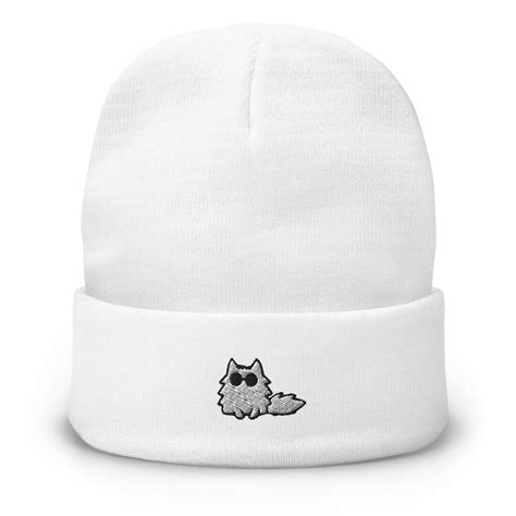Embroidered Anime Hat Gojo Cat Gege Akutami Minimalist Suguru Geto
