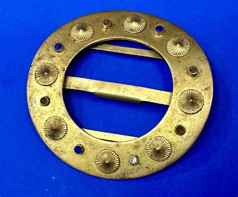 Turret And Bardach Tb Signed Antique Round Curved Belt … Gem