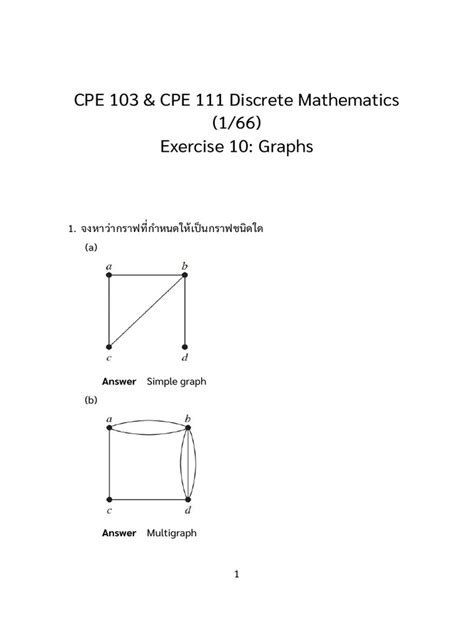 Exercise Graphs Pdf