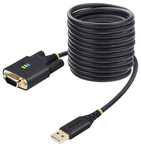 Usb À Rs232 Série Adaptateur Câble Avec Com Rétention And Led Indicateurs De 3m Ebay