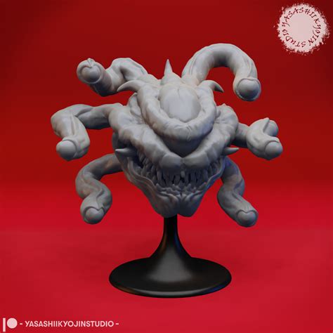 Free 3d File Beholder Eye Tyrant Tabletop Miniature 👁️・3d Printer