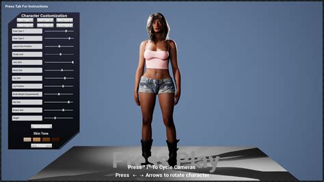 Female Version Character Customization 01 In Characters Ue Marketplace