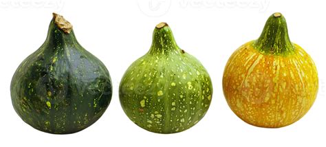 Three Varieties Of Small Squash 58264479 Png