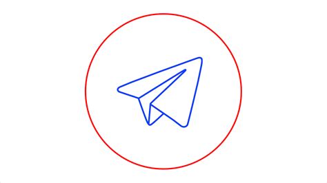 How To Draw Telegram Logo Step By Step 4 Easy Phase