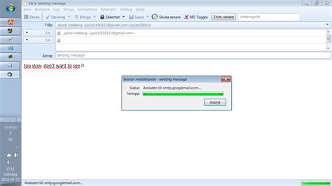 email hide sending message dialog in thunderbird super user