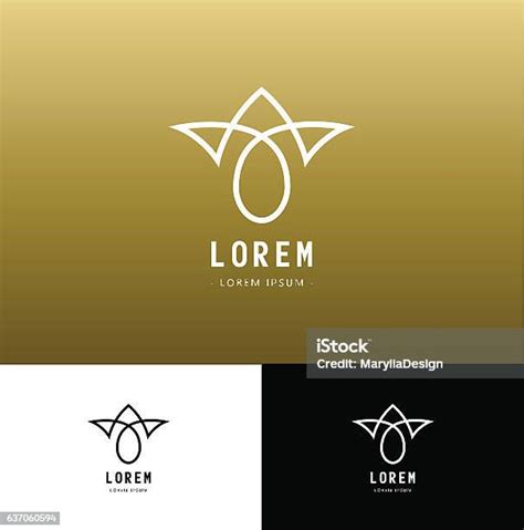 윤곽선 스타일의 벡터 모노그램 아이콘 및 로고 디자인 템플릿 0명에 대한 스톡 벡터 아트 및 기타 이미지 0명 기업 재무와 산업 맨션 Istock