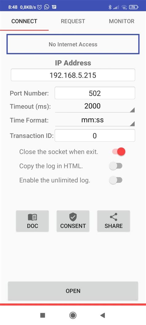Modbus Tcp Client V2c