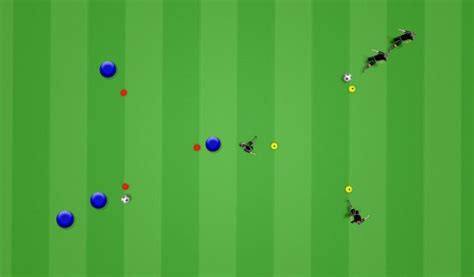 Footballsoccer Passing Pattern Technical Passing And Receiving Academy Sessions