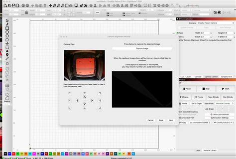 Calibrate Camera Alignment Capture Image Not Working Cameras Lightburn Software Forum