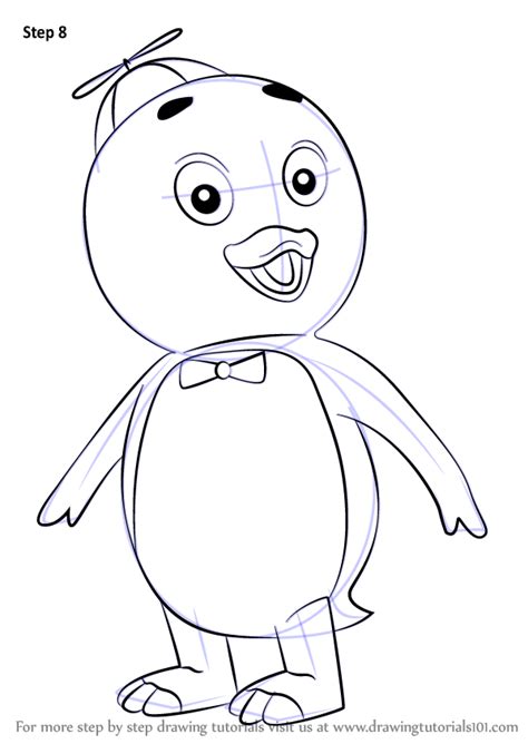 How To Draw Pablo From The Backyardigans The Backyardigans Step By