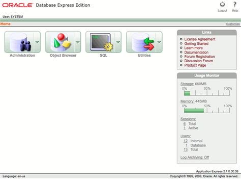 Oracle 10g Express Edition On Debian 6 Squeeze Linode Docs