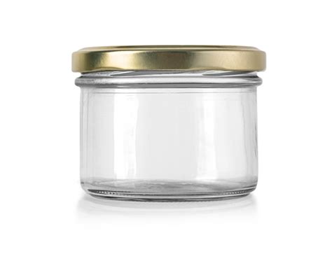 Premium Photo Empty Glass Jar Isolated