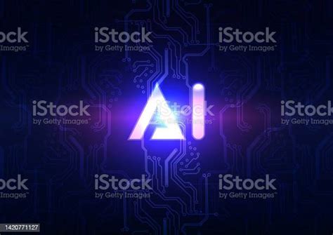 추상 벡터 인공 지능 신경망 빅 데이터 디지털 Hud 미래 및 딥 러닝 추상 기술 배경 개념 일러스트 레이 션 벡터 디자인 배경 인공지능에 대한 스톡 벡터 아트 및 기타