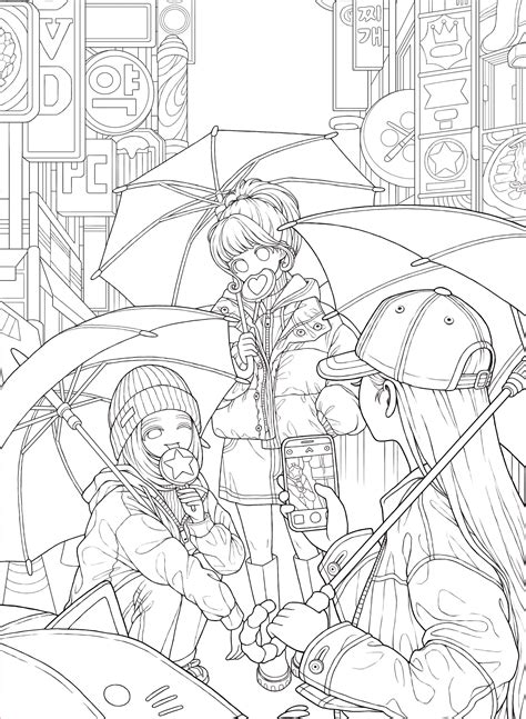 알라딘 미리보기 로원의 몽글몽글 데일리 걸 컬러링북