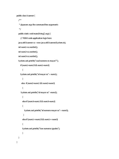 ejercicio con scanner en java pdf