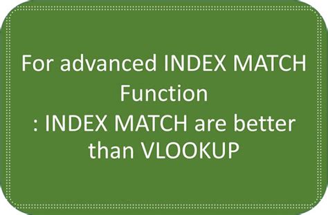 Index Match Functions ดีกว่า Vlookup Function อย่างไร ~ Computer Knowledge