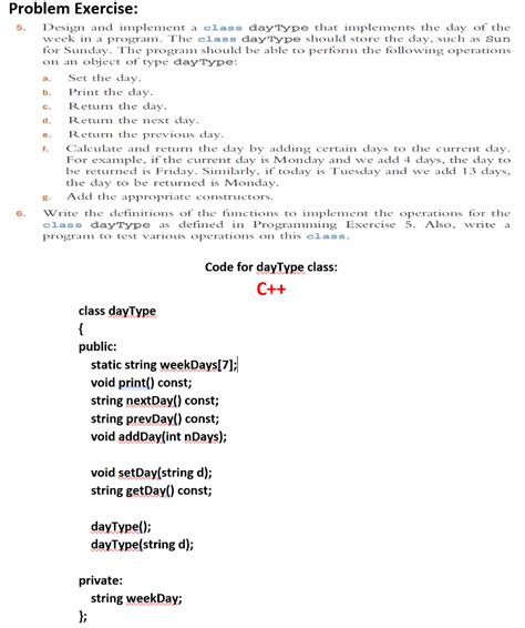 solved a b c problem exercise 5 design and implement a