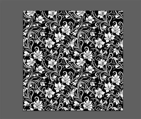 Seamless Scroll Pattern Svgvector Seamless Floral Pattern Digital