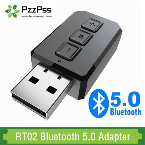 Pzzpss Usb 블루투스 50 어댑터 동글 핸즈프리 오디오 수신기 무선 송신기 Aux Rca Pc Tv 용 35mm 잭