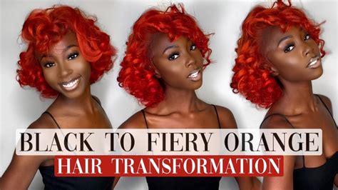 Orange Hair On Dark Skin